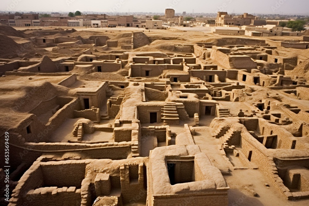 Description: The ancient urban civilization of Harappan and Mohenjo ...