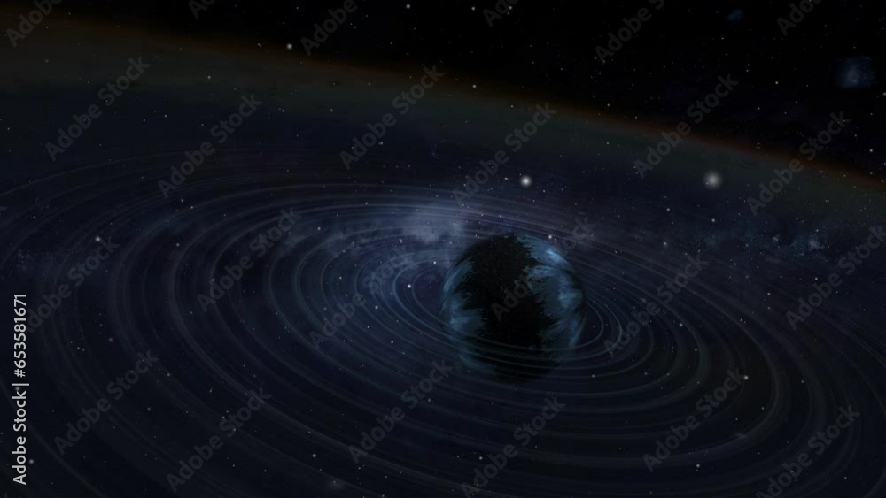 Black UFO sphere draws dark energy as an independent battery in space ...