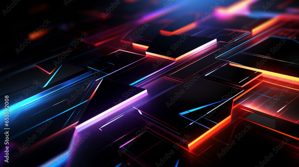 Dark abstract high tech background wallpaper design pattern Stock ...