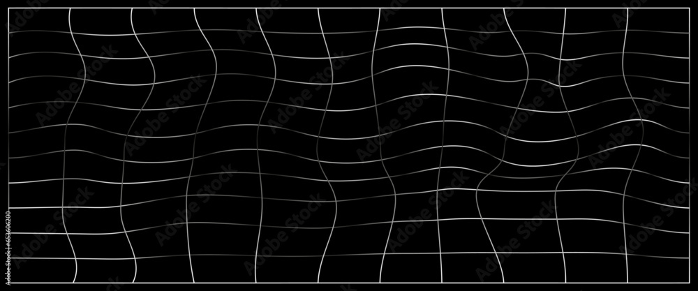 distorted vertical grid pattern, flower text pattern. Y2K Retrowave ...
