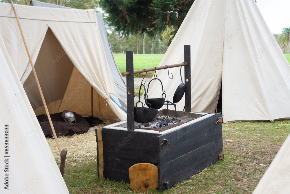 tent, medieval, camping, feast, culture Stock Photo | Adobe Stock