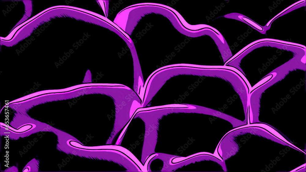 View inside of the stomach of an alien creature. Design. Abstract ...