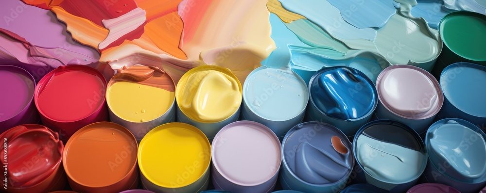 Color palette in style of abstract painting, wallpaper color palette ...