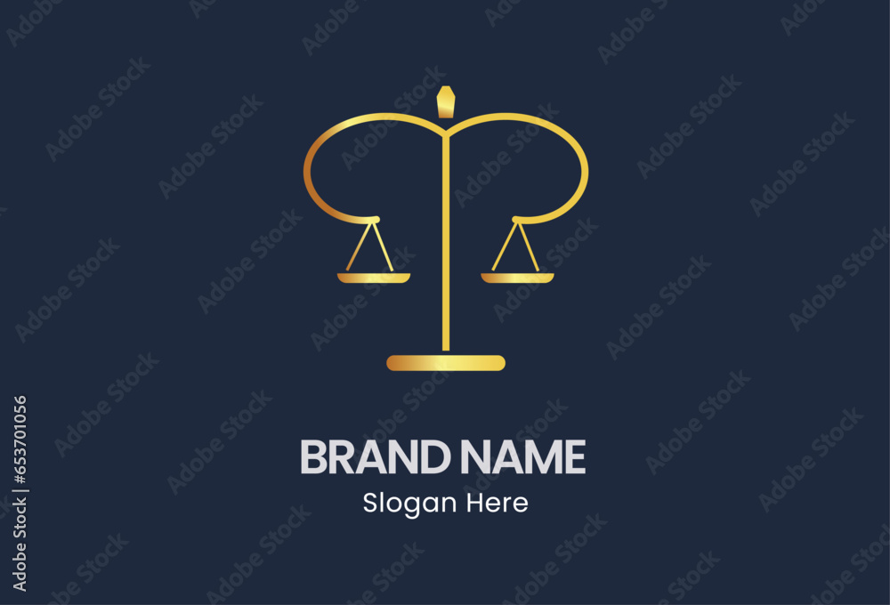 logo icons specifically designed for law firms, all featuring a golden ...