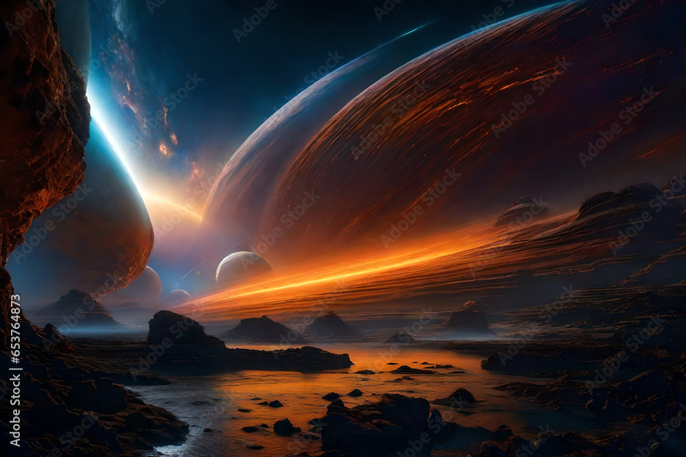 Captivating and enigmatic portrayal of an extraterrestrial from a ...