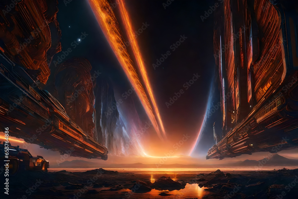 Captivating and enigmatic portrayal of an extraterrestrial from a ...