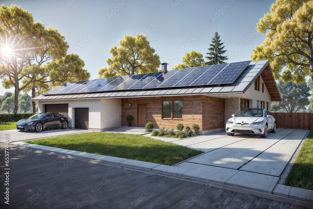 Saving Money with Solar Panels: A Private House with Solar Panels ...