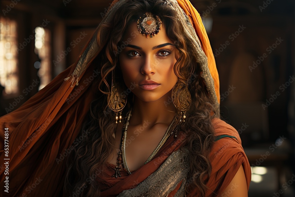 Bollywood movie intriguing legendary brothel madam in India.Generated ...