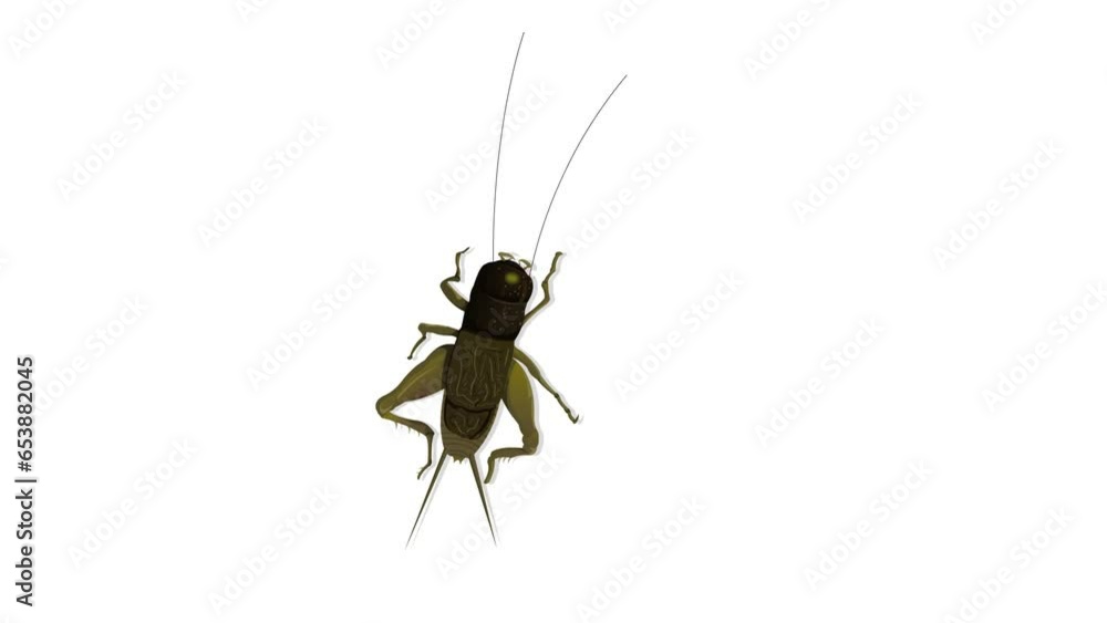 insect, black cartoon bug background and 2d animation, creature Stock ...