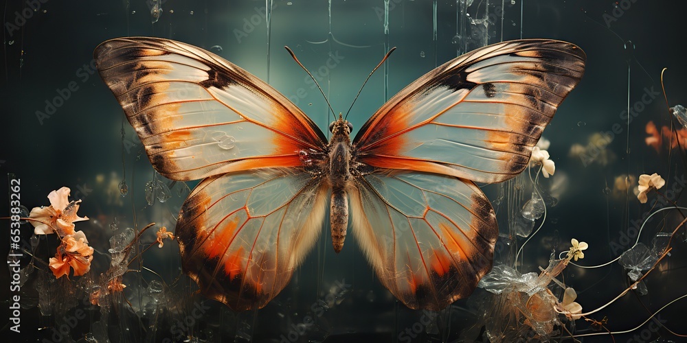 AI Generated. AI Generative. Lunar moth butterfly fly insect bug ...