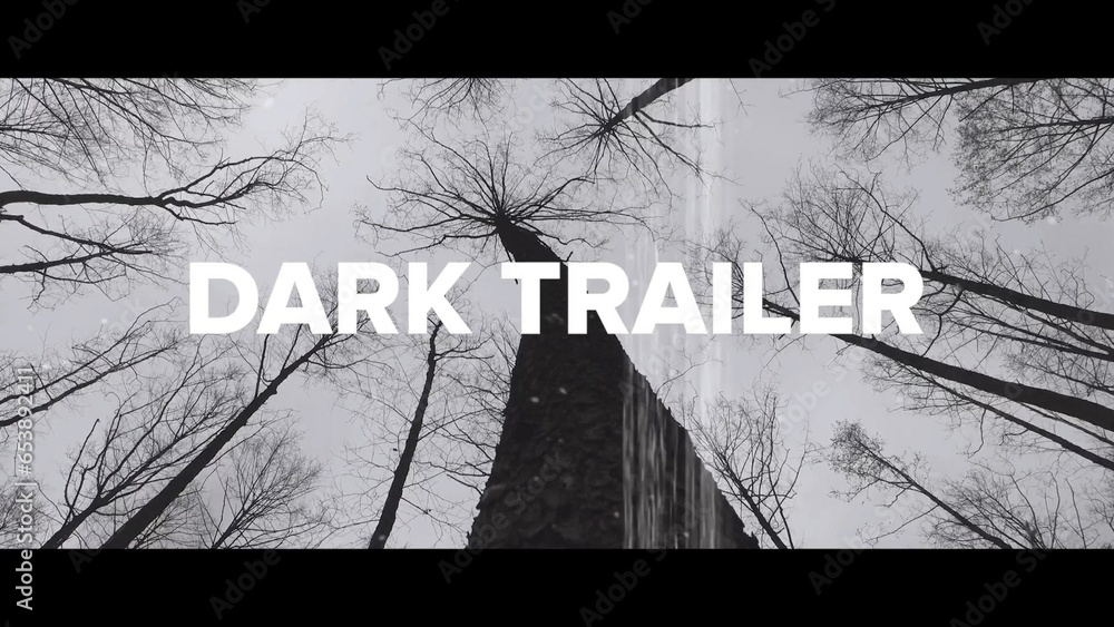 Horror Grunge Dark Trailer Intro Opener Slideshow Template Stock ...