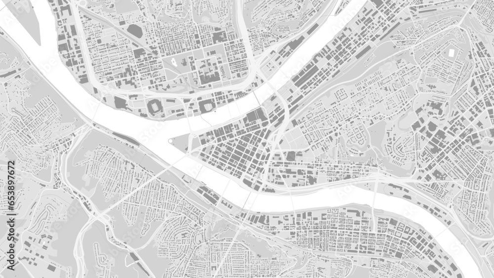 Background Pittsburgh map, Pennsylvania, United States, white and light ...