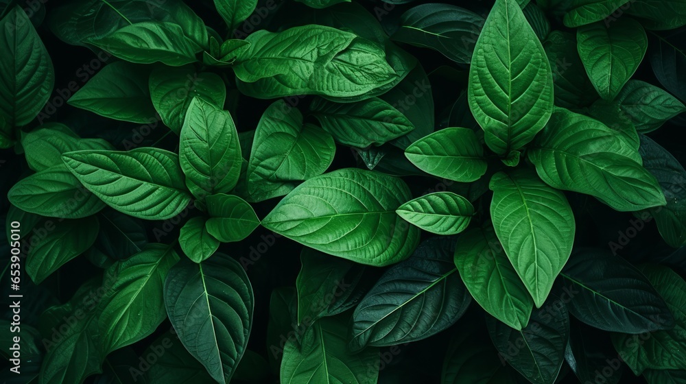 Nature's green leaves texture, ideal for phone screensavers and ...