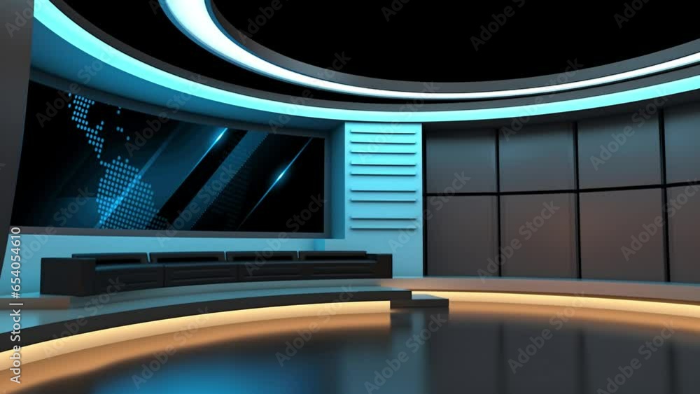 Tv studio. News room. Studio Background. Newsroom bakground. Backdrop ...