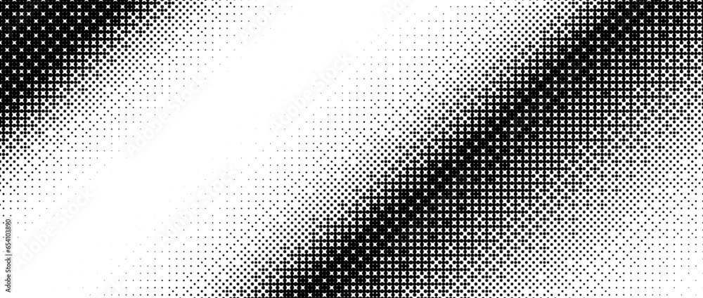 Diagonal halftone texture. Dotted gradient pattern background. Abstract ...