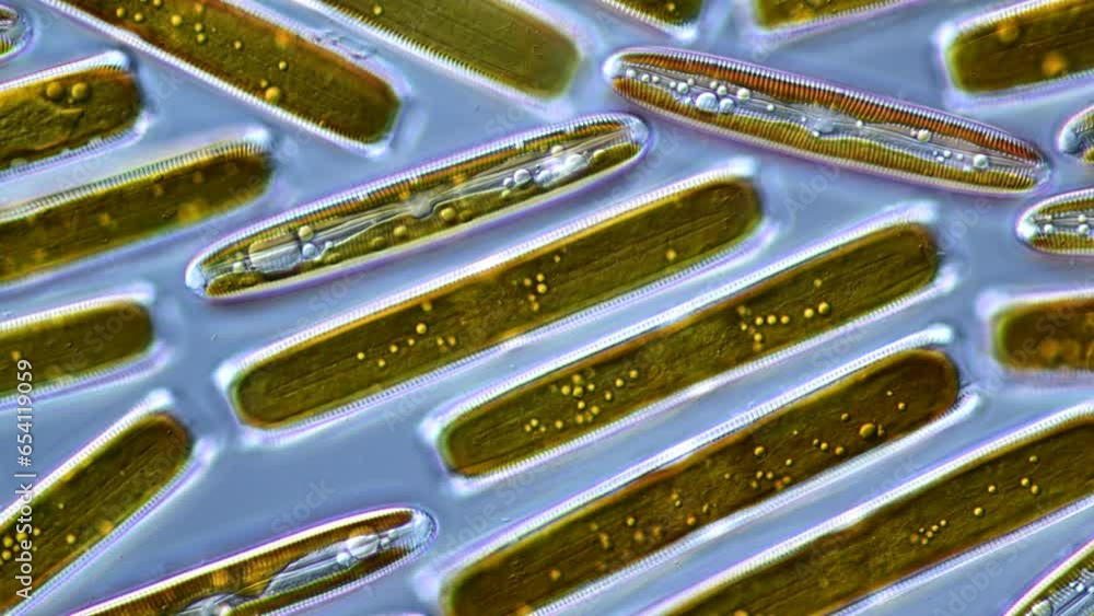 Diatom Pinnularia with oil droplets, a potential biofuel under the ...