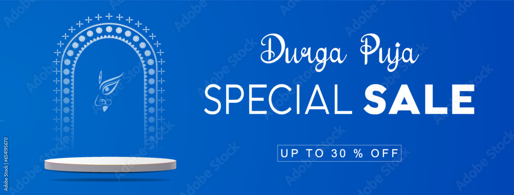 durga puja offer, Happy Durga Puja,Dussehra,Banner, Poster, Social ...