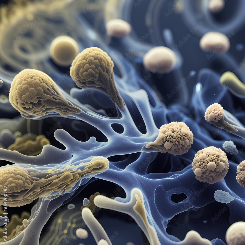 T cells in human thymus. T cells are born from hematopoietic stem cells ...