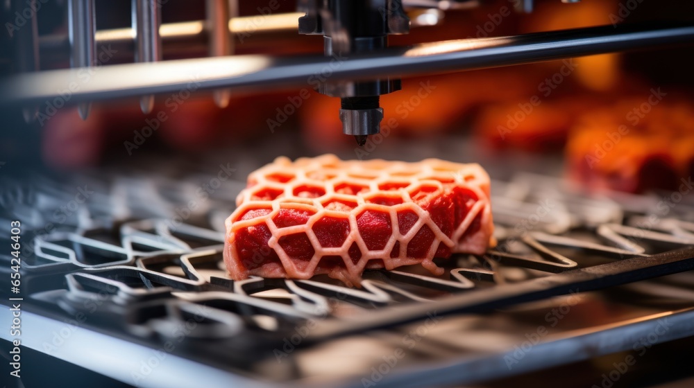 3D printing process used to create scaffolds for cultured meat ...