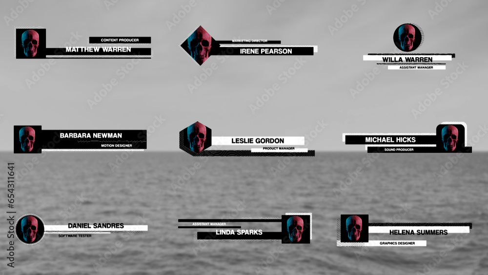 Photo Lower Thirds Stock Template | Adobe Stock