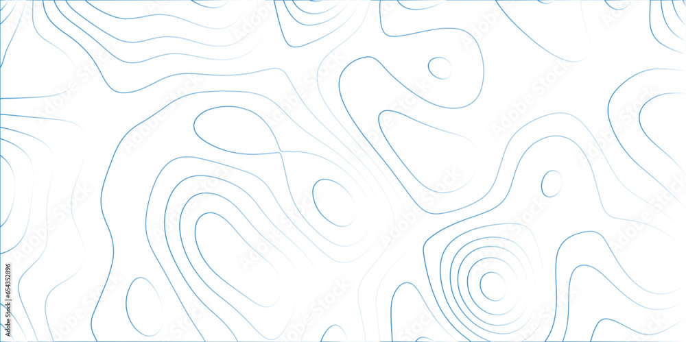 Abstract white background with gradient color Topographic line map ...
