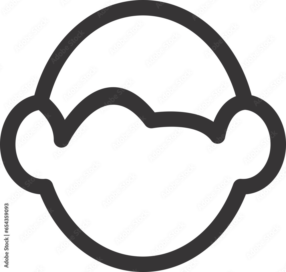 cartoon man head sign Stock Vector | Adobe Stock