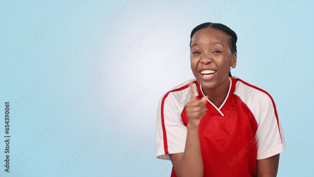 Secret, woman and hand on lips in sports for gossip, surprise or ...
