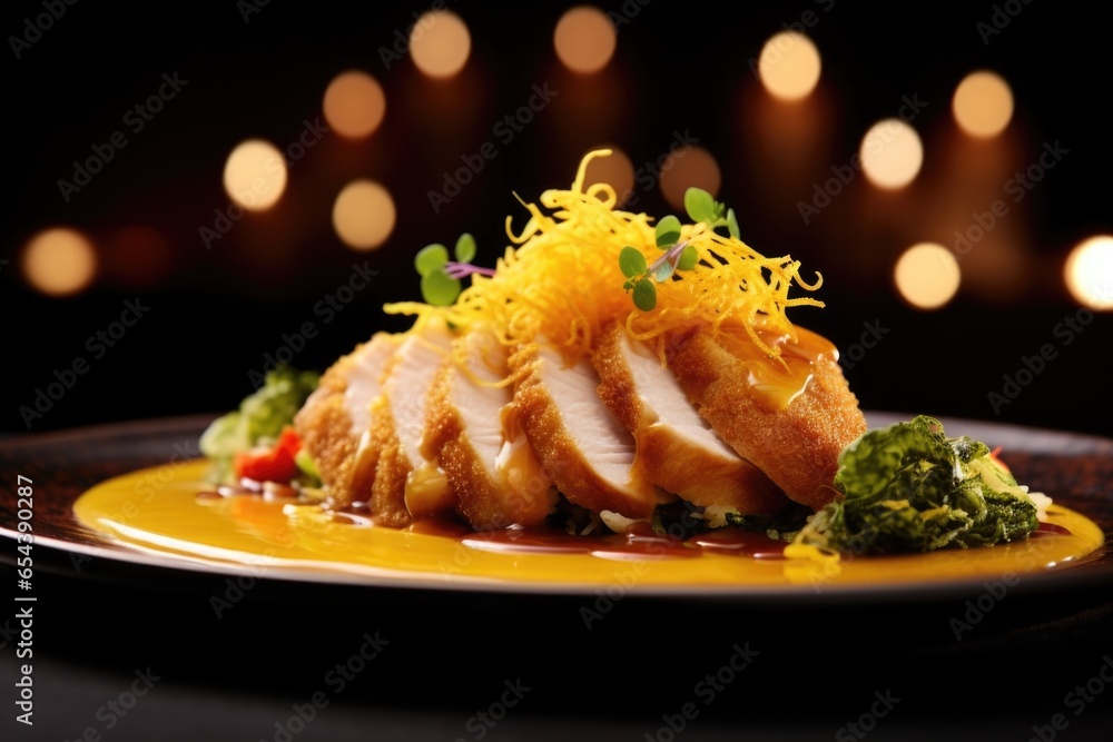 A wellcomposed shot captures the artistry of a striking curry ...