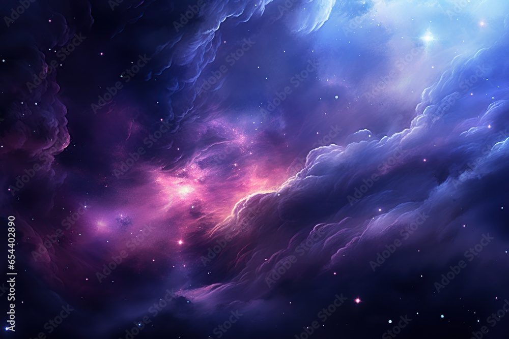 space background realistic starry night cosmos Stock Illustration ...