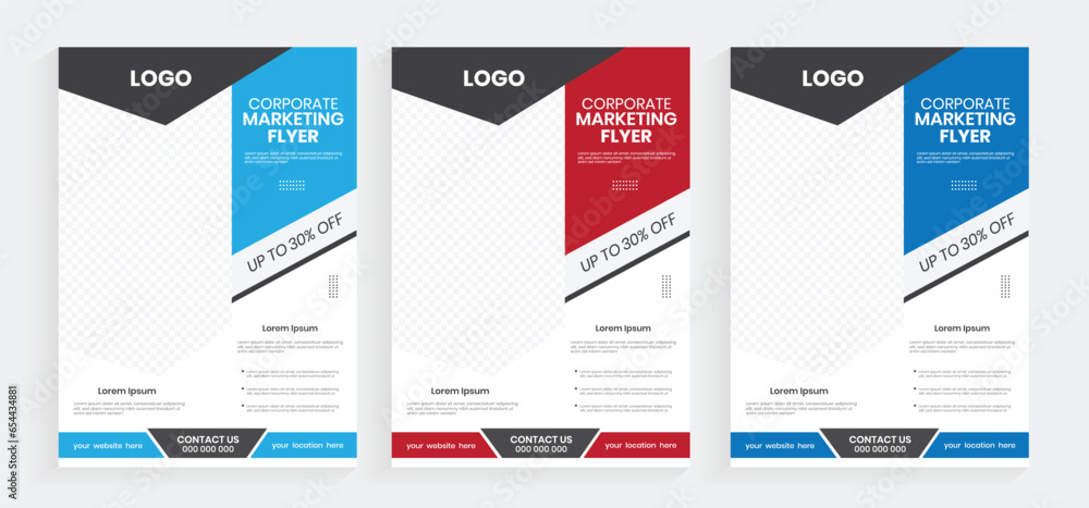 A4 size best corporate agency flyer design, New business A4 conference ...