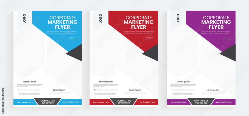A4 size best corporate agency flyer design, New business A4 marketing ...