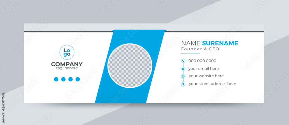 Corporate, Modern and Professional Email Signature. Creative ...