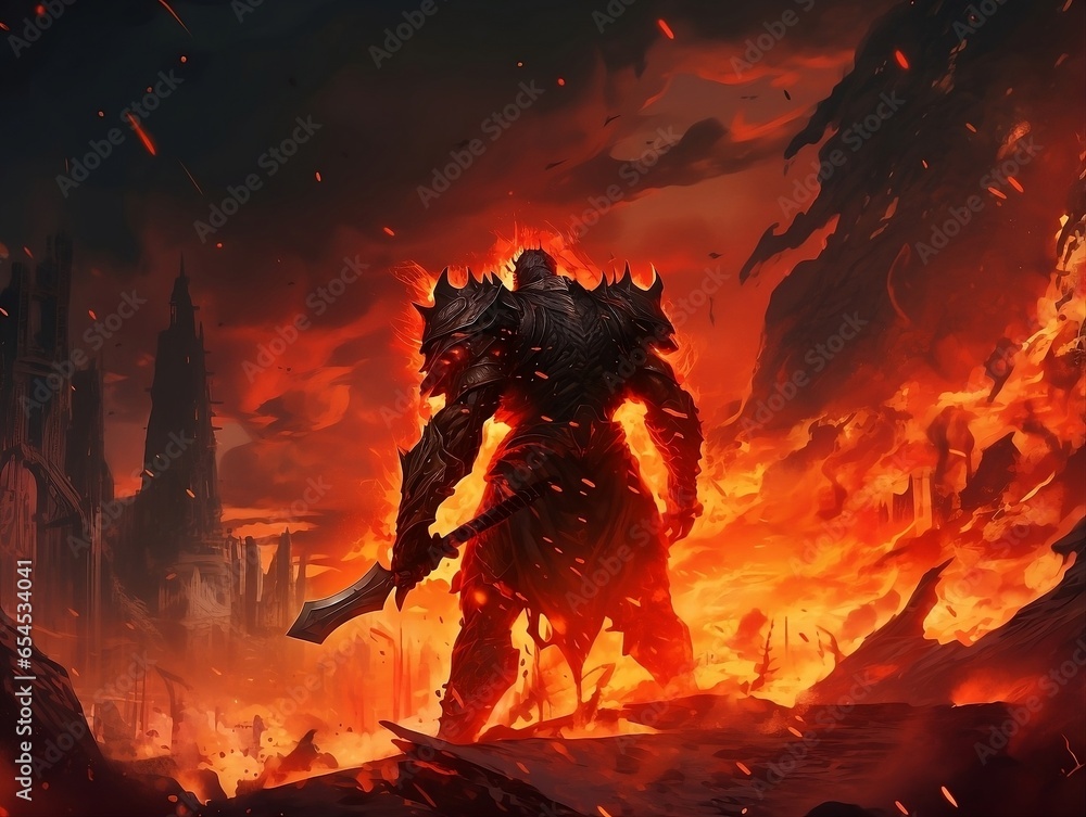 Molten Menace: Surtr, the Fire Giant Norse mythology, in Body of Molten ...