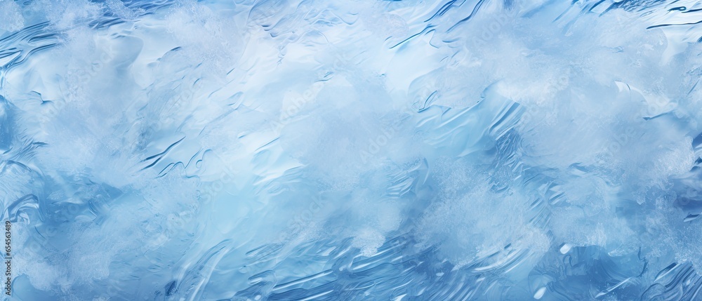 Blue ice texture frozen water background Stock Illustration | Adobe Stock