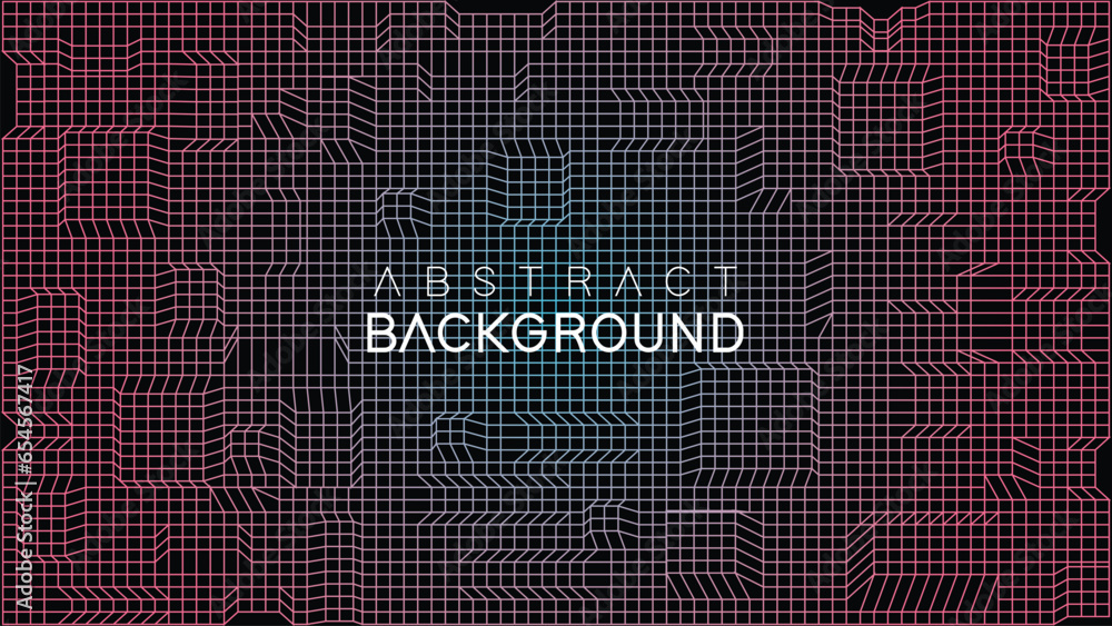 Premium black background design with abstract stripes line. future ...
