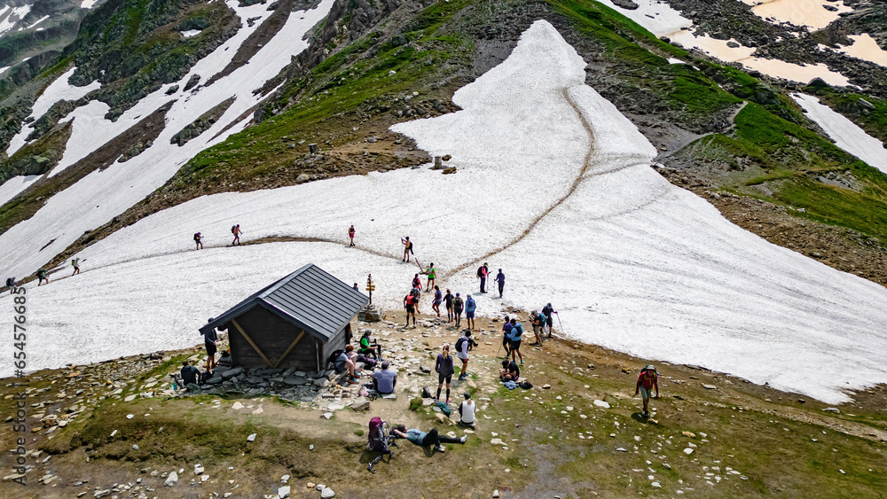 Scenic Views Mountains Hiking Trail Running Trekking Alpine Adventure ...