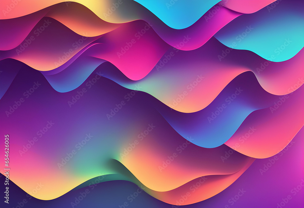 Pastel Gradient Background. Soft Colors. Minimalist Design. Gradient ...