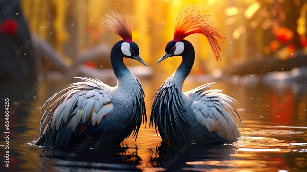 Grey crowned crane are the most beautiful birds in the world, ranked ...