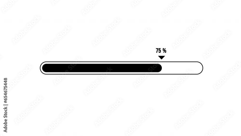 Loading bar animation, Loading buffer processing bar, Animated Loading ...
