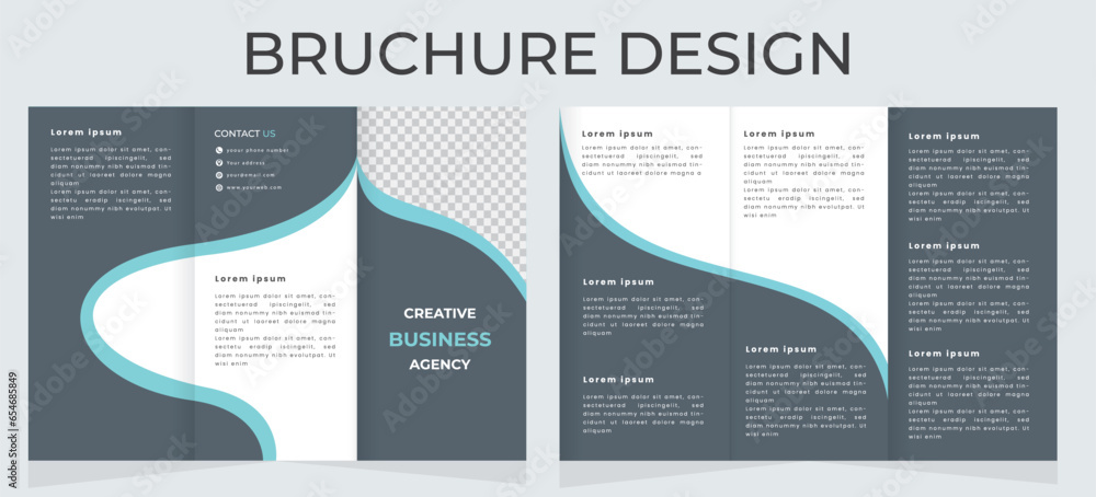 brochure design trifold, brochure cover, medical brochure design, tri ...