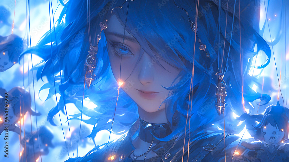 Strings of Manipulation: Female Puppeteer, a Fantasy Antagonist Weaving ...