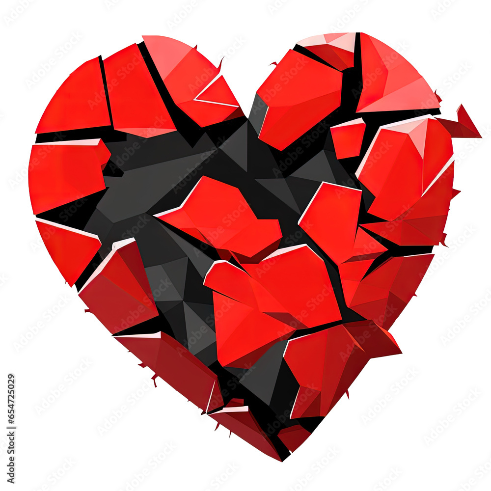broken heart transparent background PNG clipart Stock Illustration ...
