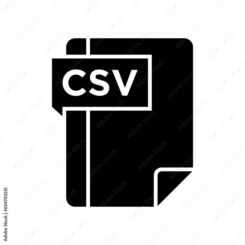 CSV Icon symbols pictograms design elements visual representations ...