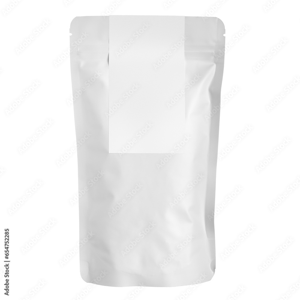 Beautiful luxury white recycled plastic, resealable doy pack, pouch bag ...