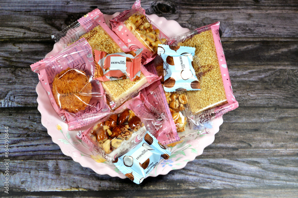 Cairo, Egypt, September 27 2023: Despacito Patisserie collection of ...