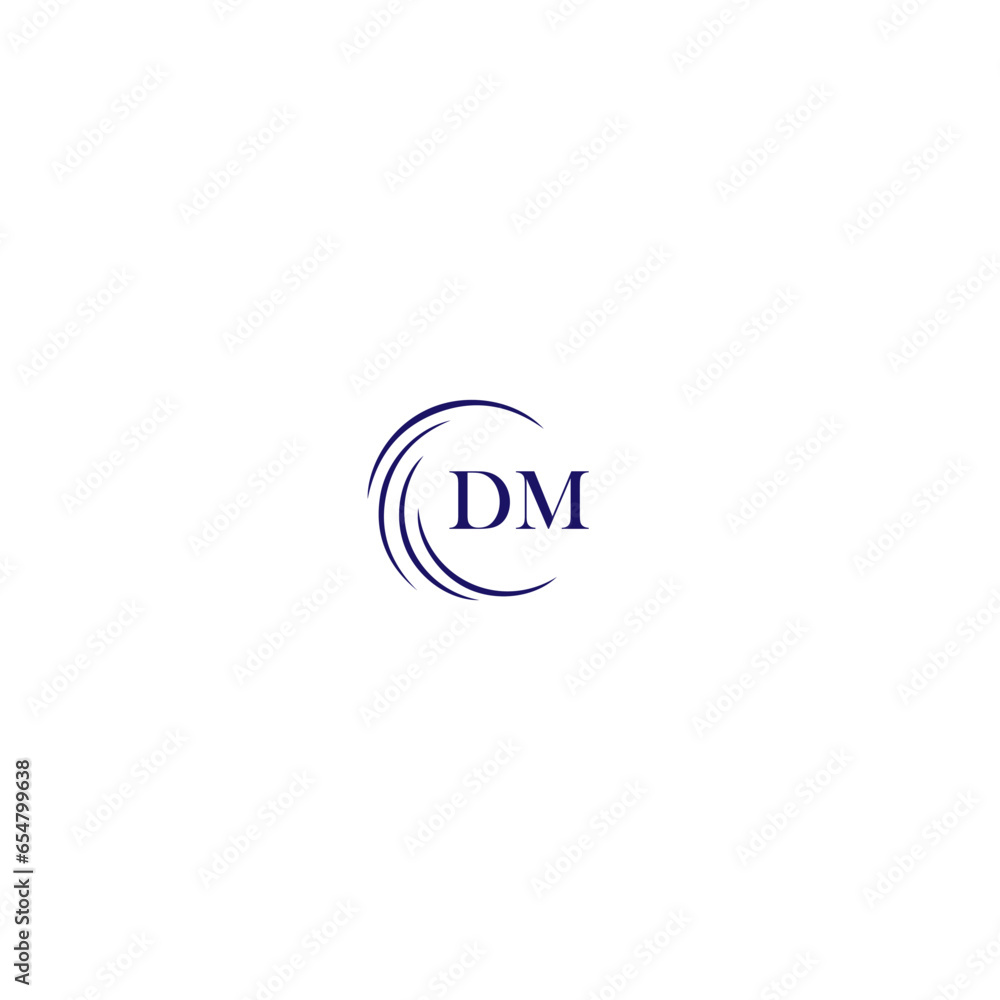 DM logo. D M design. White DM letter. DM, D M letter logo design. Initial letter DM linked ...