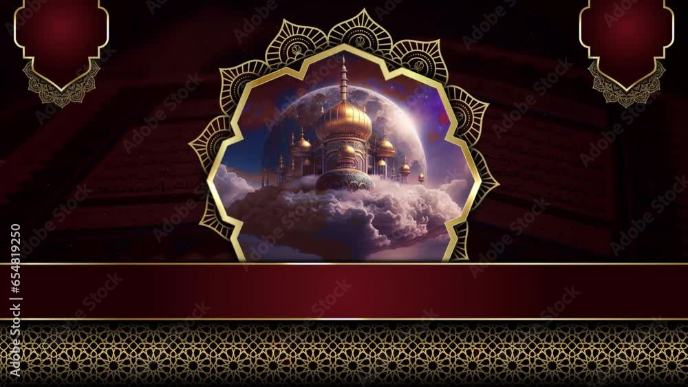 animated islamic background , muslim mosque , islamic video wallpaper ...
