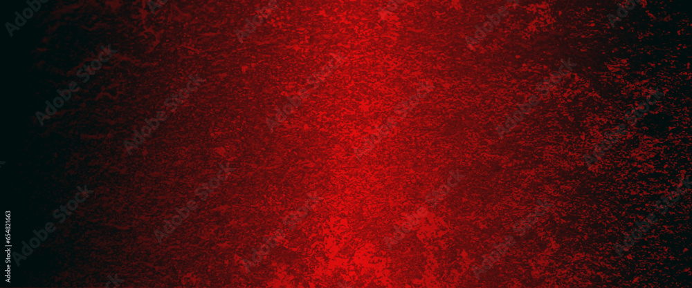 Scary red wall for background, Dark grunge textured red concrete wall ...