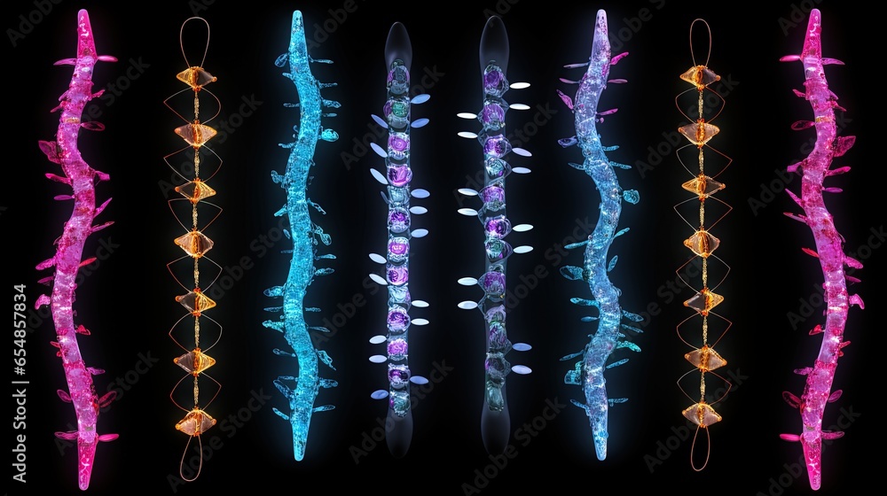 Abnormalities in chromosomes leading to visualizing common mutations or ...