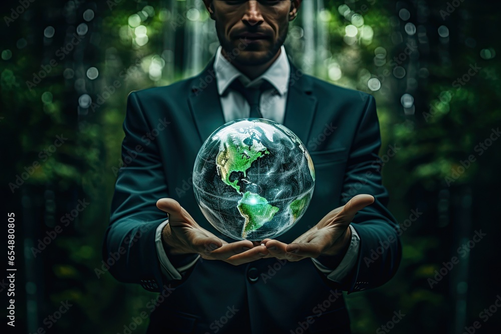 ESG environmental social governance business strategy investing concept ...